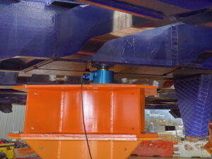 2. 150t load cell in situ taking load | Dynamic Rigging Hire