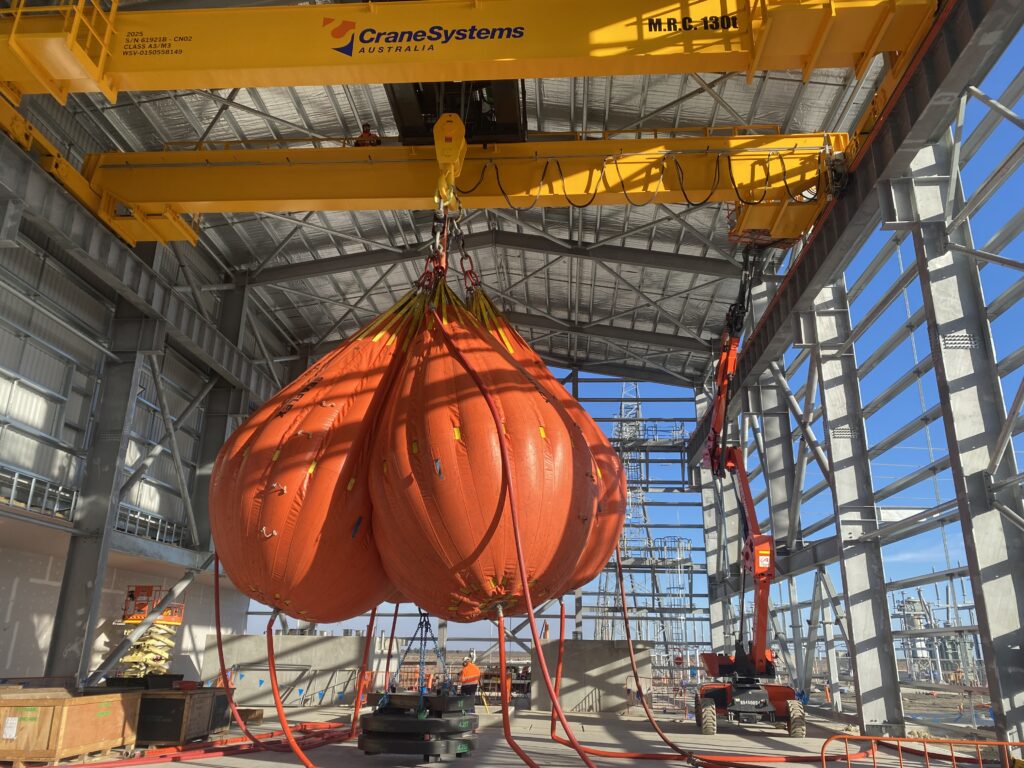 130T Crane Proof Load Test page | Dynamic Rigging Hire