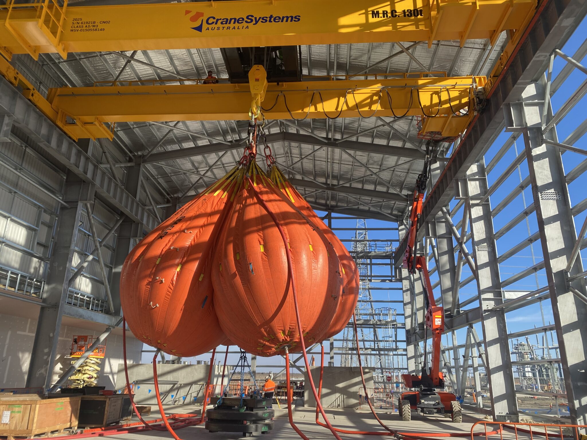 130T Crane Proof Load Test page | Dynamic Rigging Hire